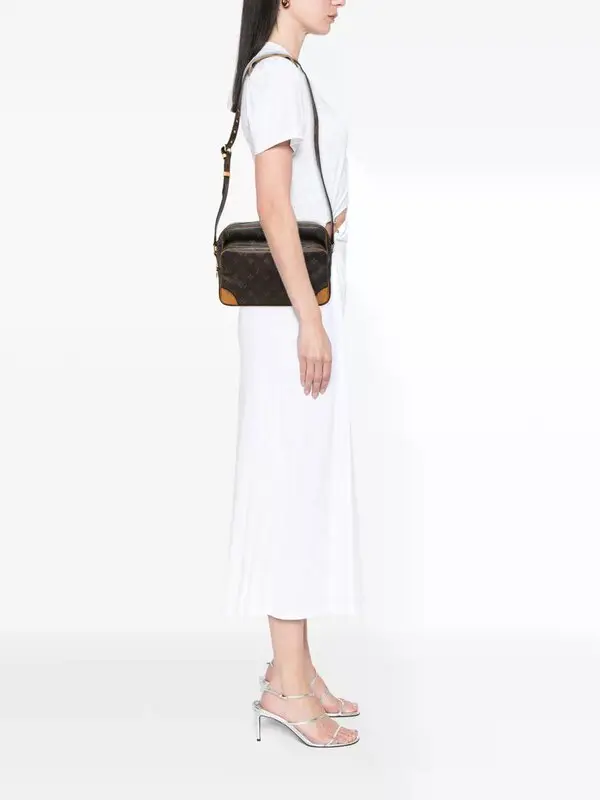 LOUIS VUITTON 2001 Monogram Nil Crossbody Bag - Brown
