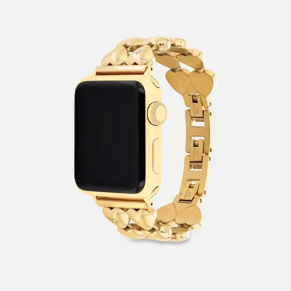 COACH Tone Heart Link Apple Watch® Strap