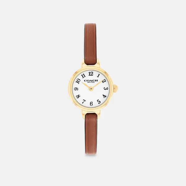 COACH Iris Watch, 22mm - Saddle