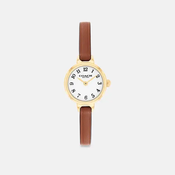 COACH Iris Watch, 22mm - Saddle
