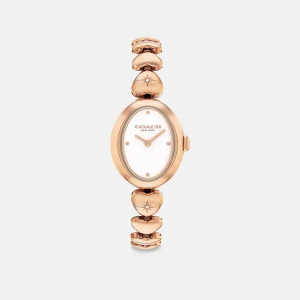 COACH Sammy Watch, 22mm - Rose Gold