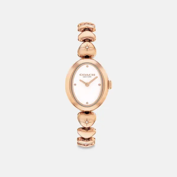 COACH Sammy Watch, 22mm - Rose Gold