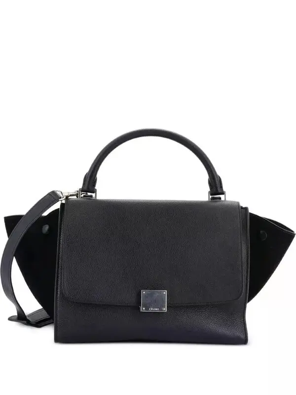 Celine Trapeze Satchel - Black