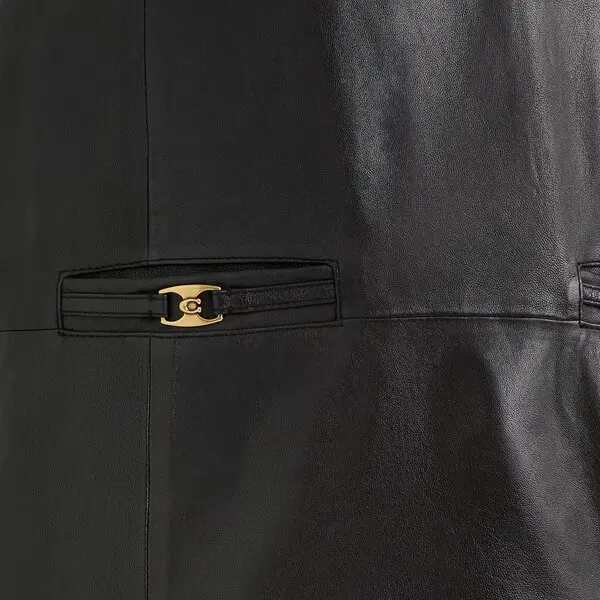 COACH Restored Heritage C Leather Dress