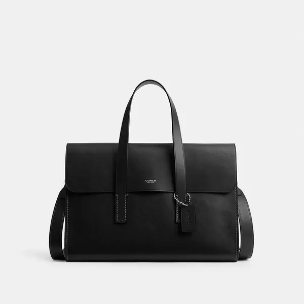 COACH Flatiron Portfolio Briefcase - Black