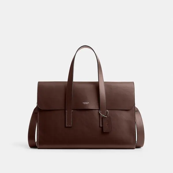 COACH Flatiron Portfolio Briefcase - Maple