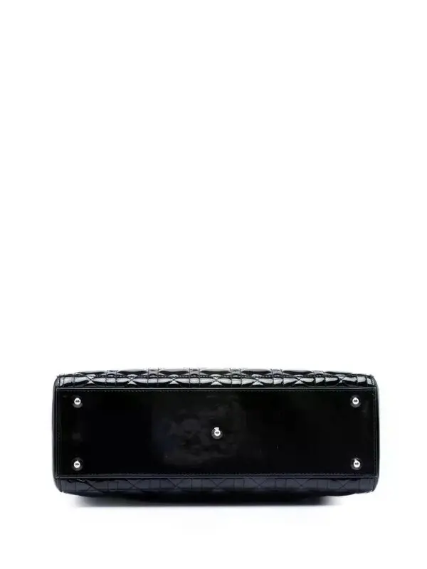 Dior 2010 Large Cannage Lady Satchel - Black