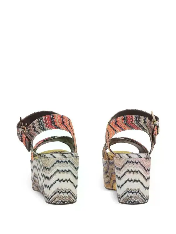 Missoni Graphic-print Platform Sandals