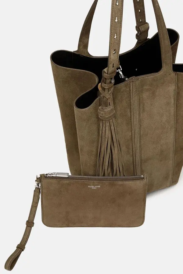 GOLDEN GOOSE 24/7 North South Shopping Bag - Brown
