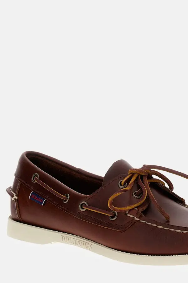 SEBAGO S Portland Waxed Deck Shoes - Brown