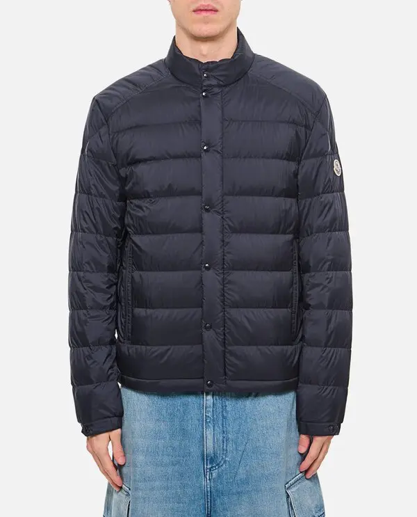 Moncler Short Selves Down Jacket - Blue