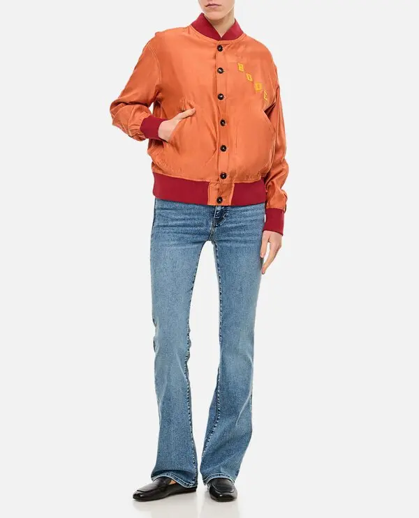 BODE NEW YORK Rally Viscose Bomber Jacket