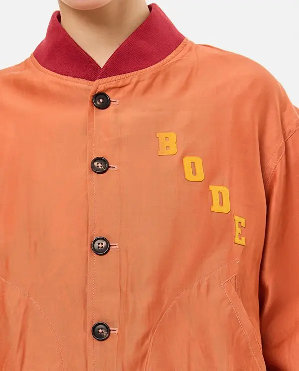 BODE NEW YORK Rally Viscose Bomber Jacket