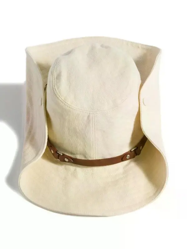 Miu Miu Drill Cowboy Hat - Neutrals