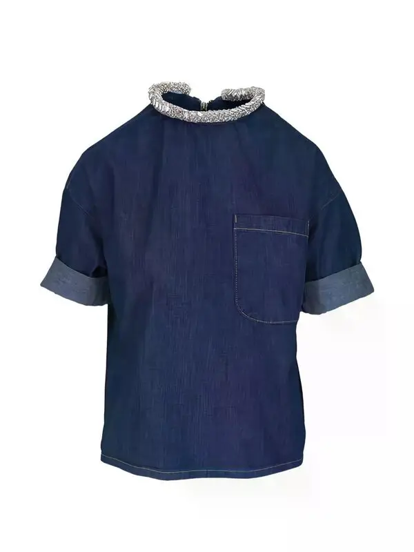 TWP Collar-embellished Blouse