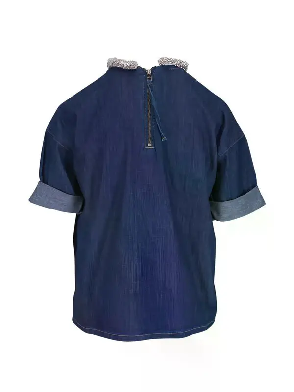 TWP Collar-embellished Blouse