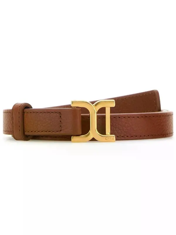 Chloé Marcie Belt - Brown