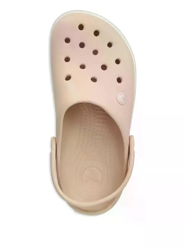CROCS Perforated Striped Slides
