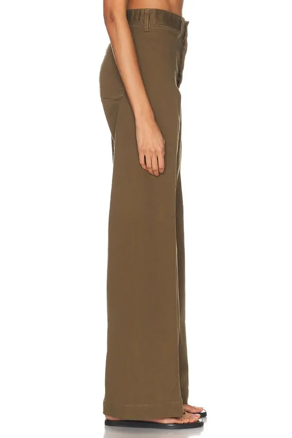 Polo Ralph Lauren Twill Flare Trouser - Olive