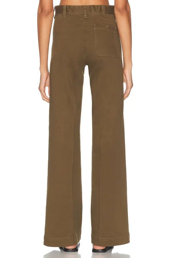 Polo Ralph Lauren Twill Flare Trouser - Olive