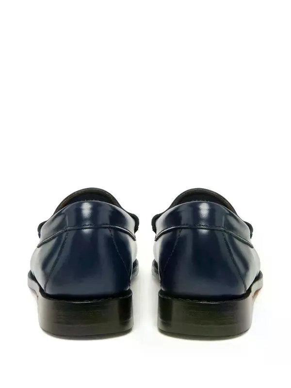 G.H.BASS Weejuns Leather Penny Loafers - Blue