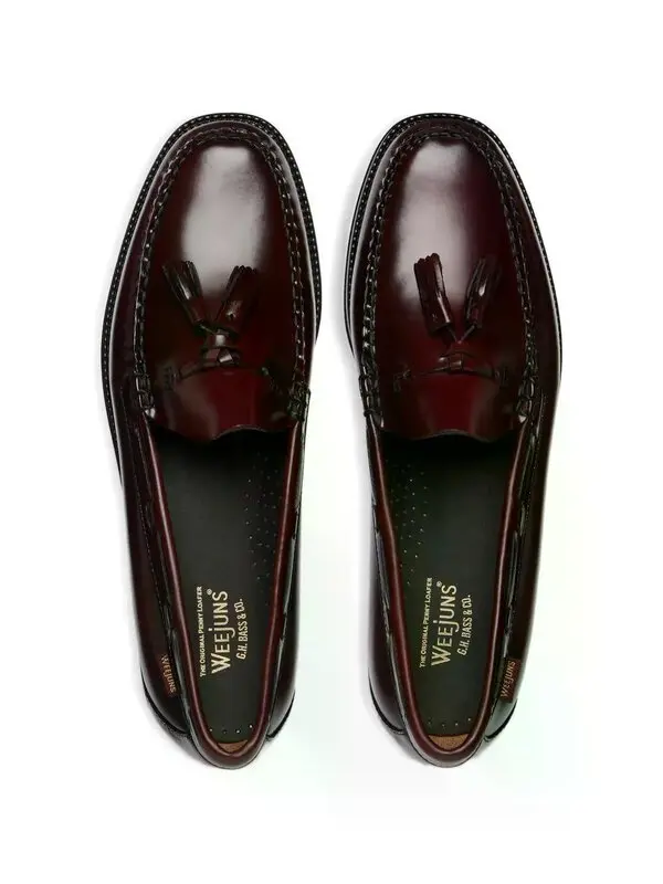 G.H.BASS Easy Weejuns Larkin Tassel Loafers - Red