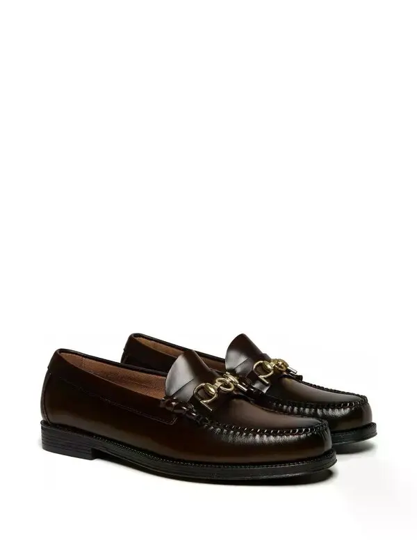 G.H.BASS Weejuns Lincoln Loafers With Horsebit Detail - Brown