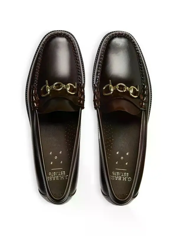 G.H.BASS Weejuns Lincoln Loafers With Horsebit Detail - Brown