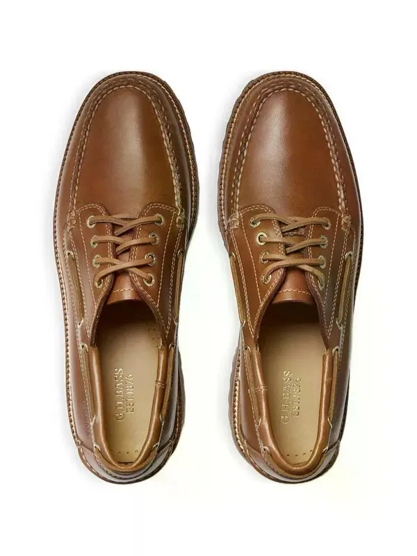 G.H.BASS Ranger Camp Boat Shoes - Brown