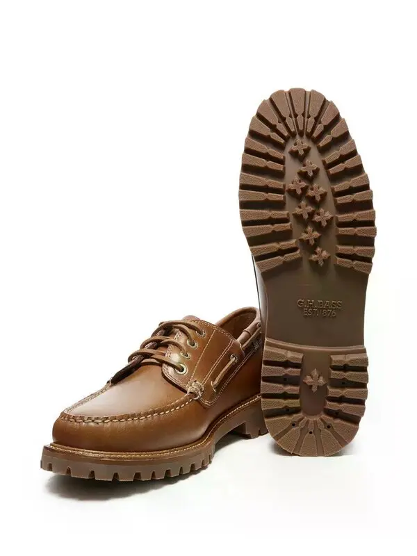 G.H.BASS Ranger Camp Boat Shoes - Brown