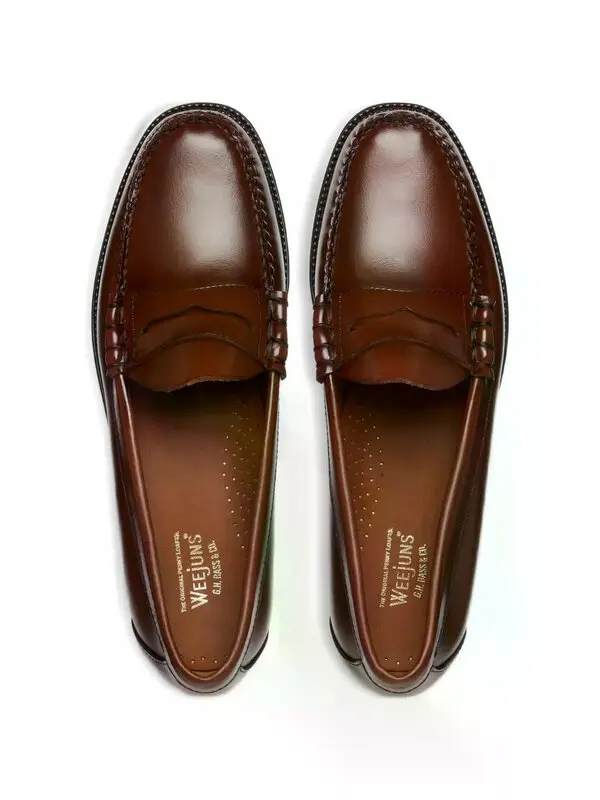 G.H.BASS Leather Penny Loafers - Brown