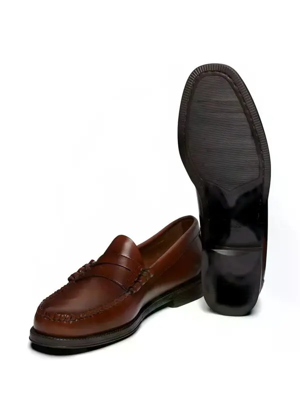 G.H.BASS Leather Penny Loafers - Brown