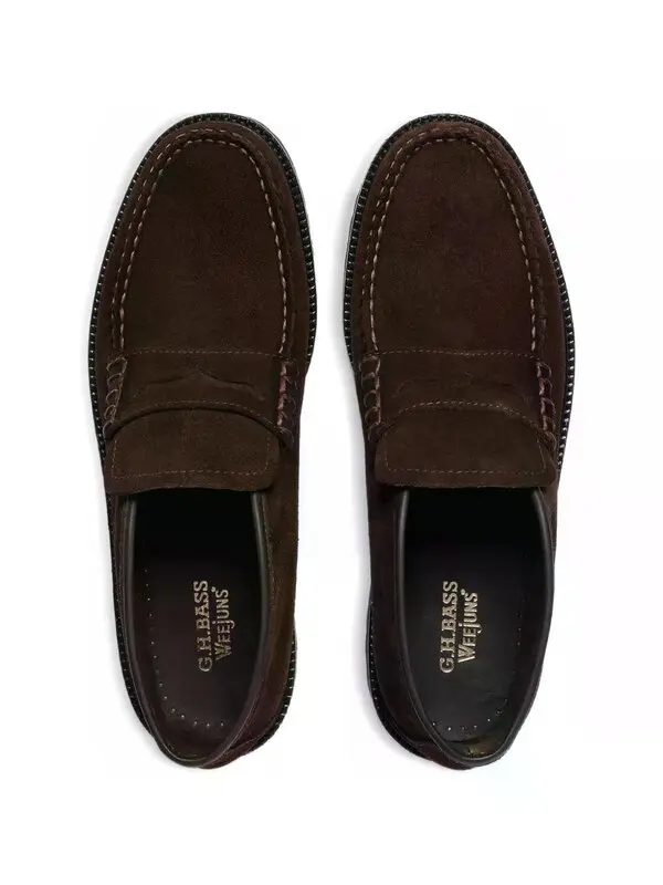 G.H.BASS Suede Slip-on Boots