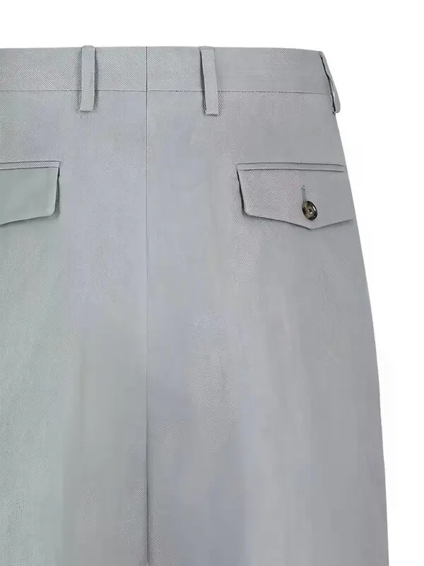 LARDINI Button Pocket Shorts - Grey