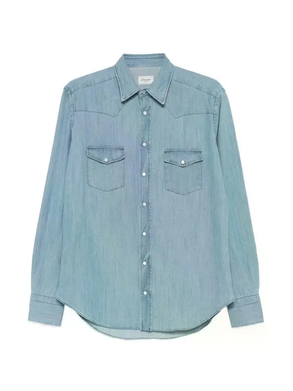 DRUMOHR Buttoned Chest-pocket Shirt