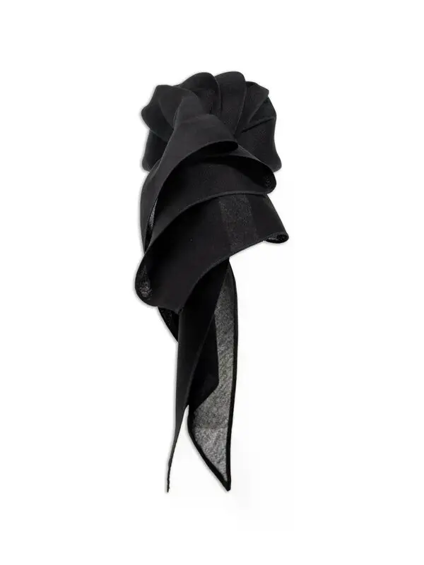 Balenciaga Sculptural Scarf-detail Cap
