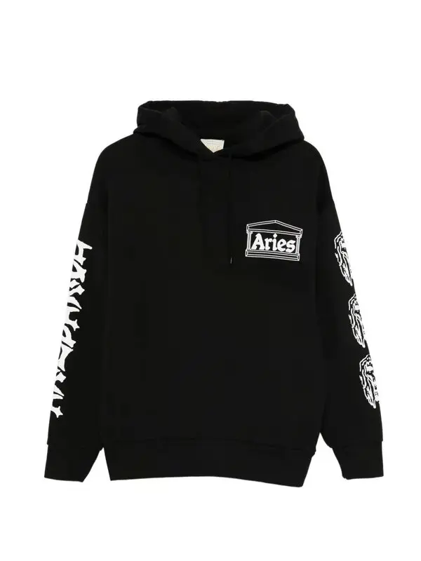 Aries Embroidered Hoodie