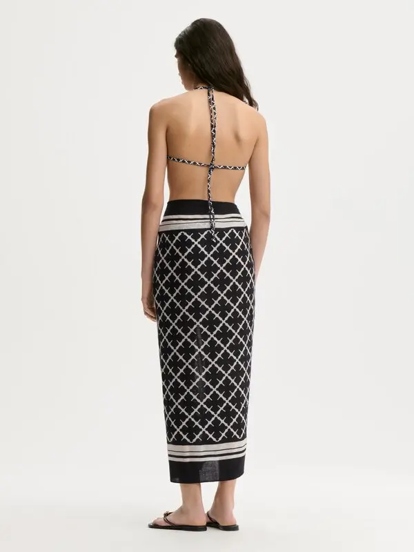 BY MALENE BIRGER Astra Triangle Bikini Top - Black