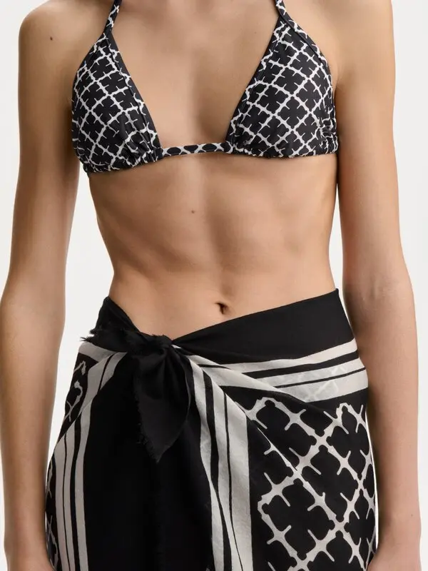 BY MALENE BIRGER Astra Triangle Bikini Top - Black