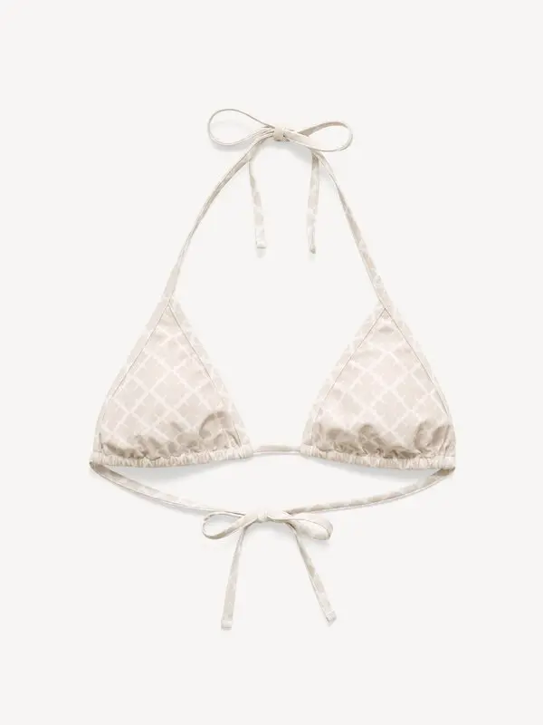 BY MALENE BIRGER Astra Triangle Bikini Top - Feather