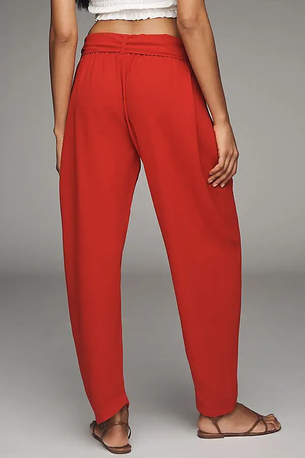 LET ME BE Belted Flowy Pants