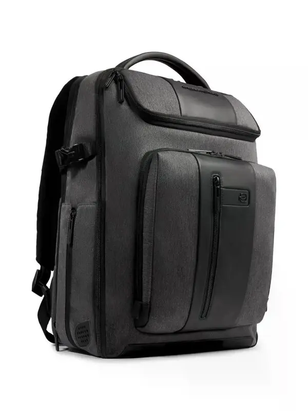 PIQUADRO Expandable Zip Backpack
