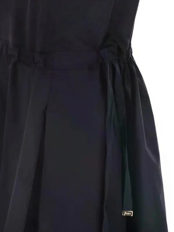 Herno Jersey Drawstring Midi Dress - Blue