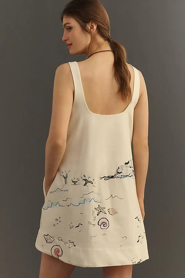 Maeve Keiko Mini Dress - Yellow Lighthouse