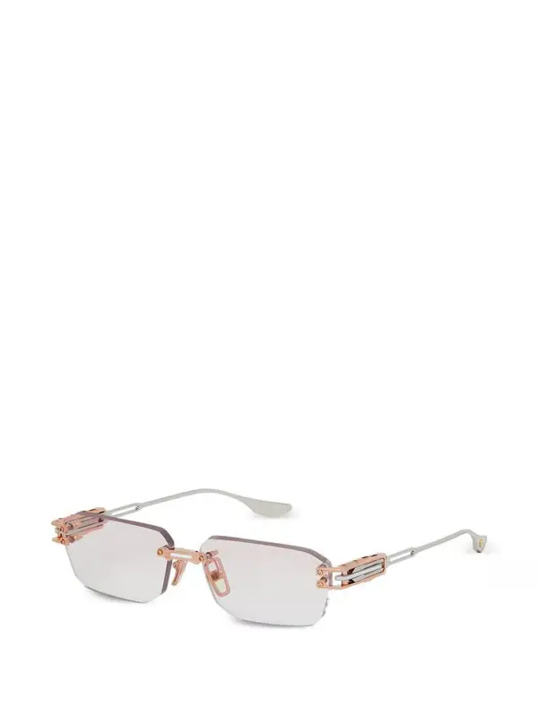 Dita Hyperlux-3000 Geometric-frame Glasses - Pink