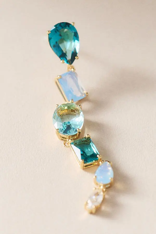 Nadri Palm Springs Linear Drop Earrings