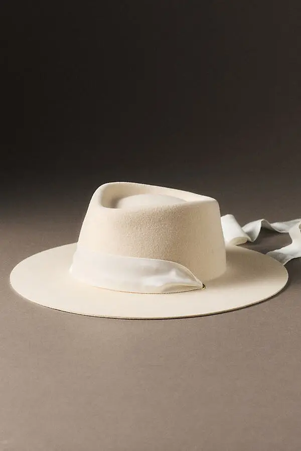 VAN PALMA Reine Wool Hat - Off White