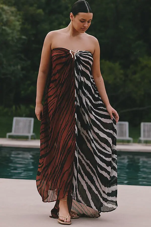 VILLA FRESCA Gaia Strapless Dress