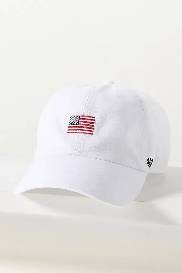 '47 Flag Baseball Cap - White