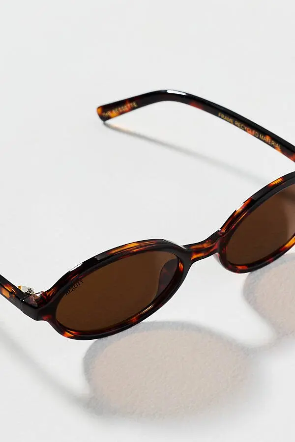 REALITY EYEWEAR Bessette Slim Sunglasses - Turtle Brown